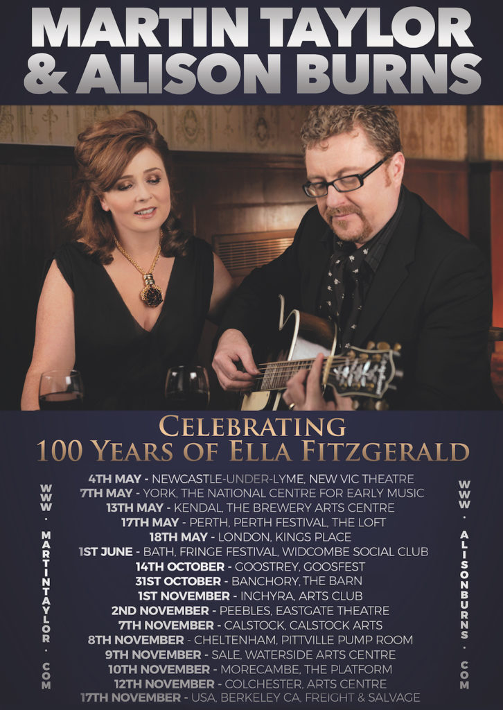 Alison Burns and Martin Taylor UK dates - Alison Burns